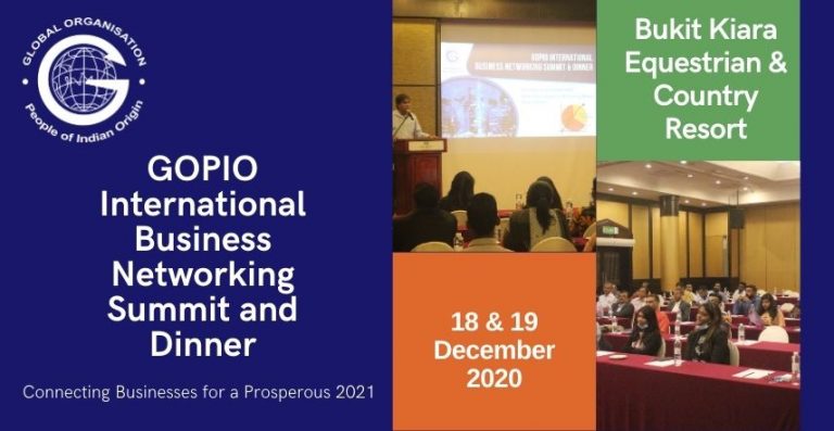GOPIO International Business Networking Summit and Dinner 2020 – GOPIO Malaysia